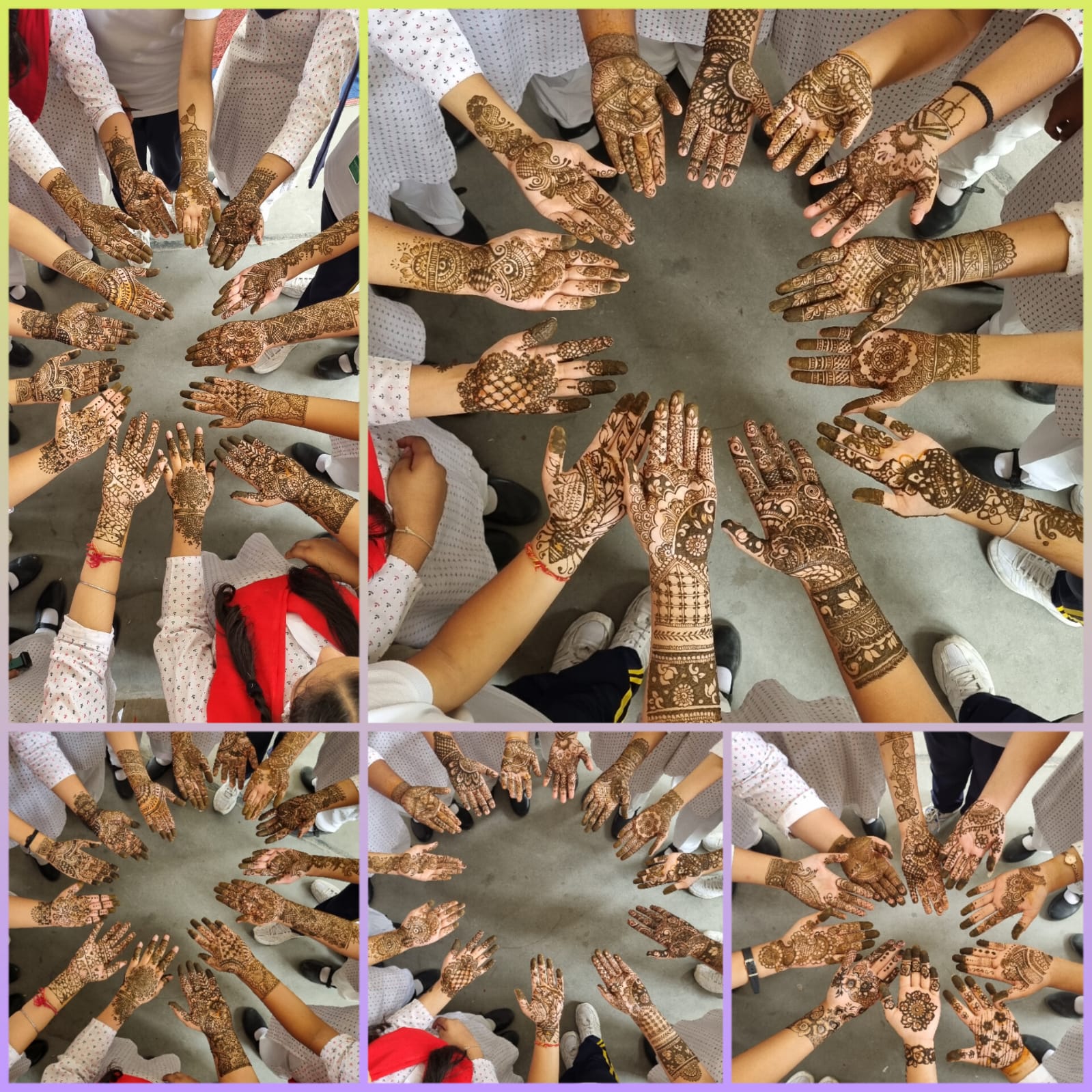 Mehandi Competition :: Rainbow School | Saharanpur