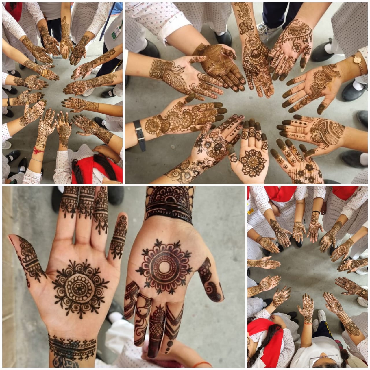 Mehandi Competition :: Rainbow School | Saharanpur